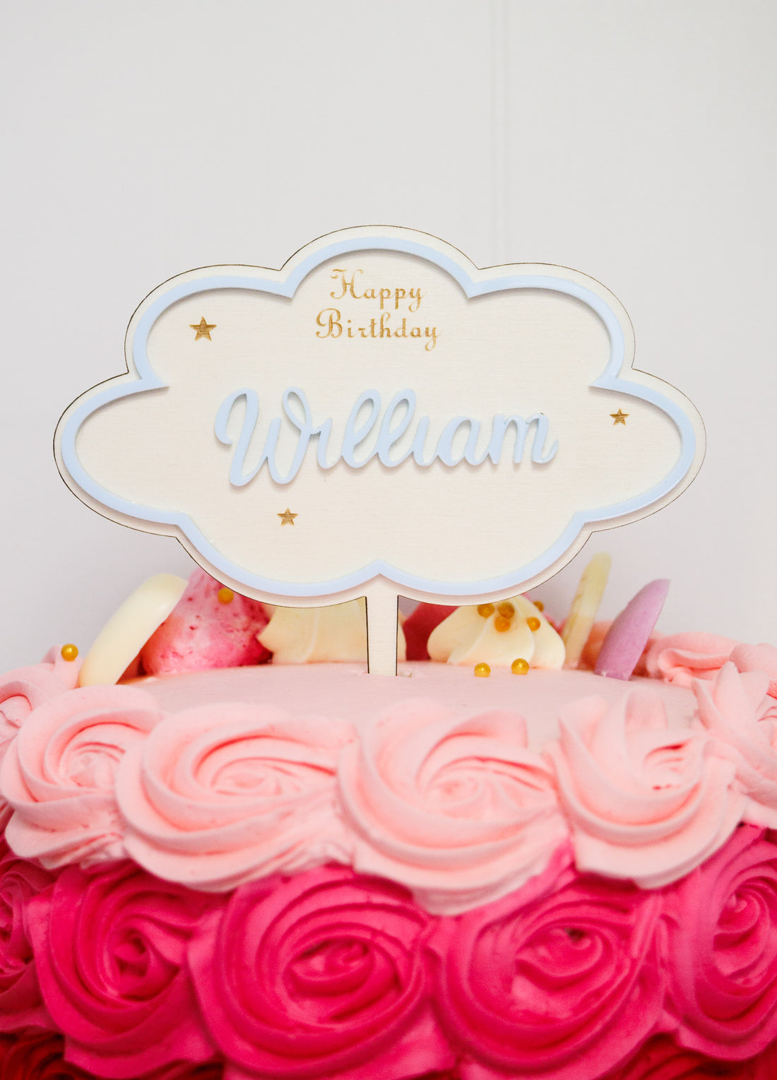 Custom Cloud Birthday Cake Topper – Maxim Displays Range T/A Cambrian ...