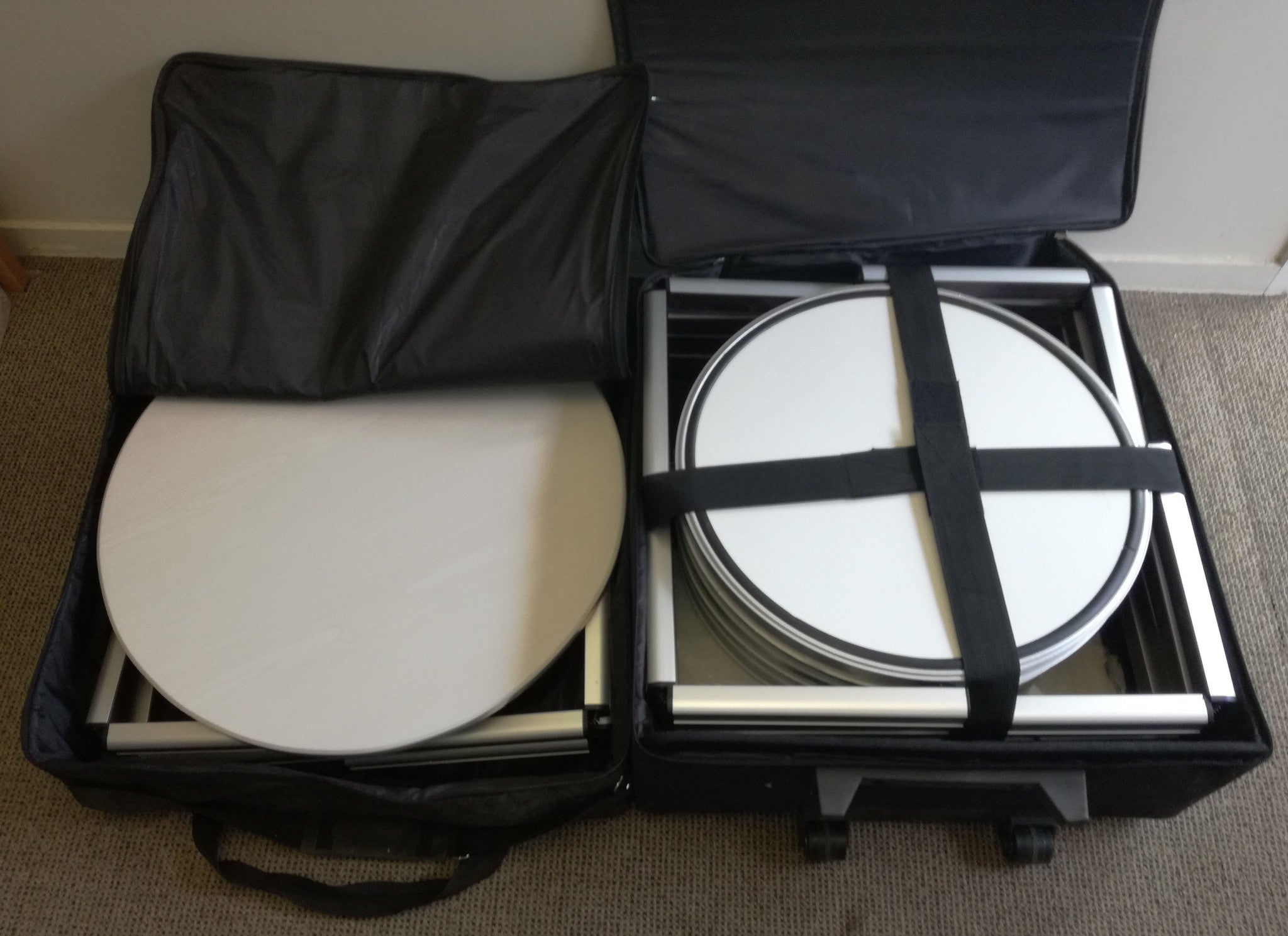 Display Stand Tall Round (Collapsible) | Auk | NZ | Maxim Displays ...