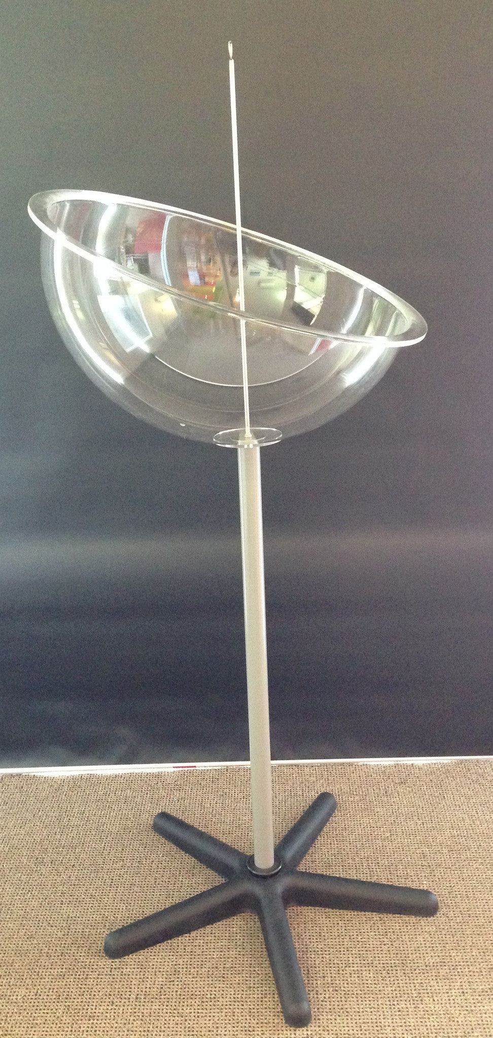 Single Perspex Bowl Stand – Maxim Displays Range T/A Cambrian Plastics Ltd